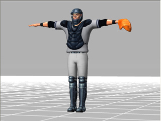 Exporting Postured Characters in OBJ Format