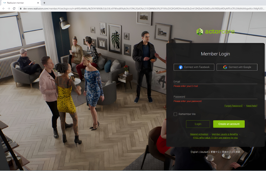 Uploading Personal Actors
