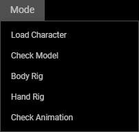 Main Menu - Mode