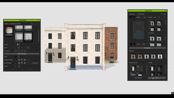 Customizing New building styles