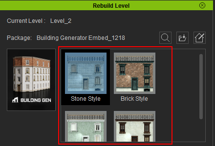 Rebuilding levels
