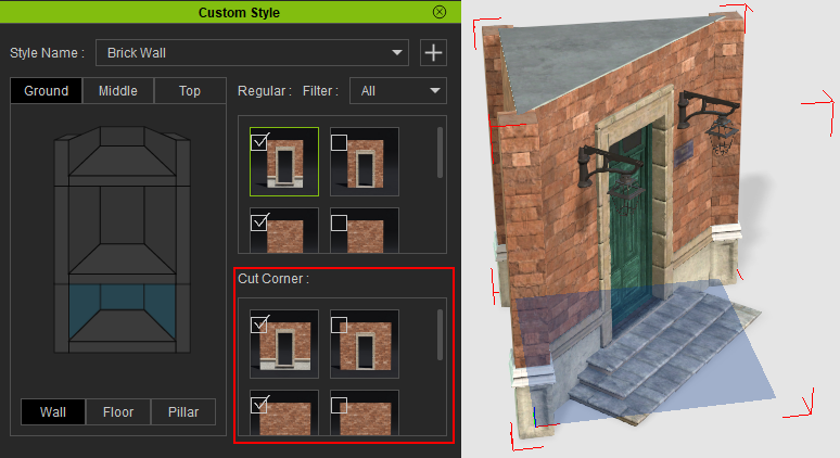 Regular vs Cut Corner pieces