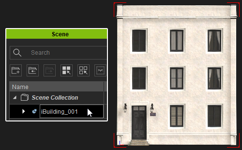 Selecting buildings and building parts