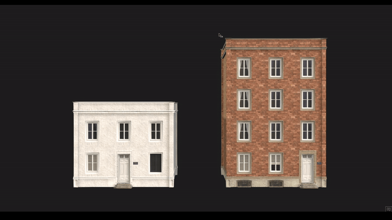 Selecting buildings and building parts