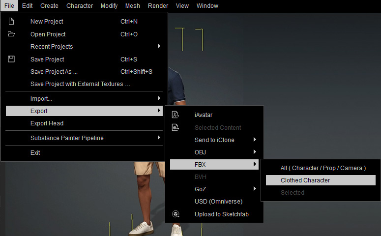 Importing Character FBX Files to Unreal Engine