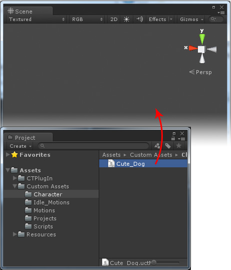 Applying CrazyTalk Actors to Unity Scene