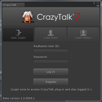Applying CrazyTalk Actors to Unity Scene