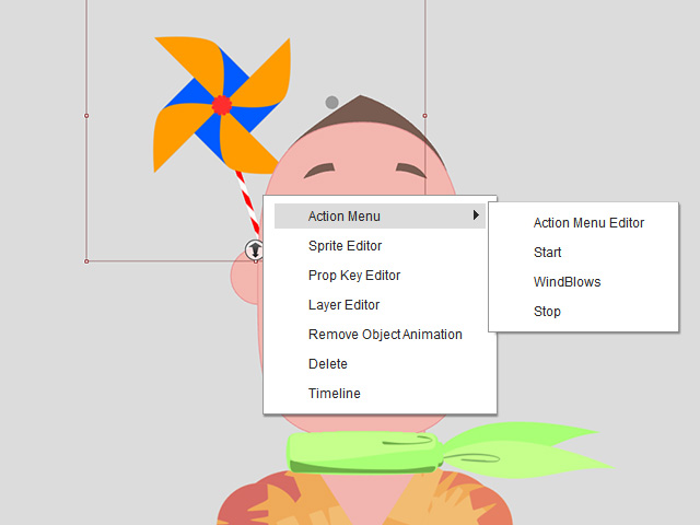 Animating Accessories with the Character Action Menu