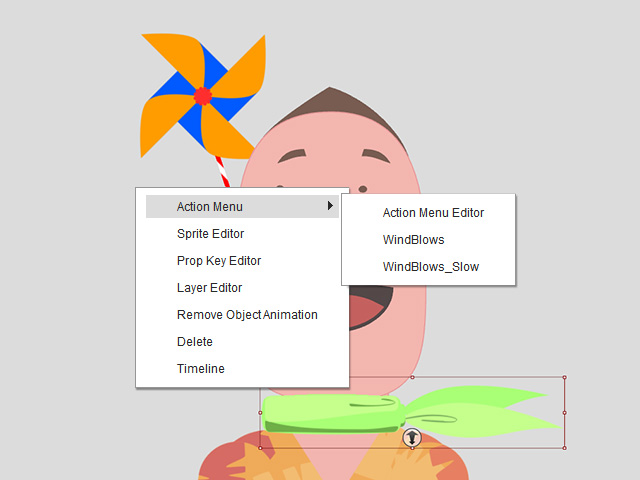 Animating Accessories with the Character Action Menu