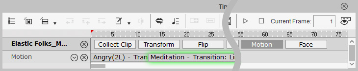Replacing Motion Clips
