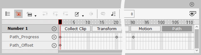 Scattering Objects with Move Offset Keys