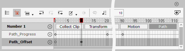 Scattering Objects with Move Offset Keys