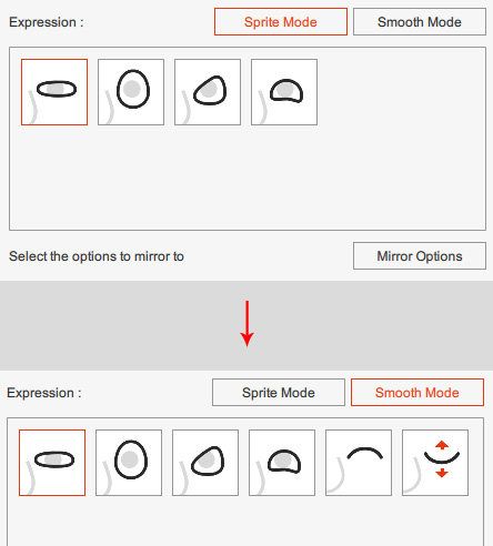 Using Sprite and Smooth Mode Together
