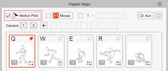 Puppeteering with Motion Pilot