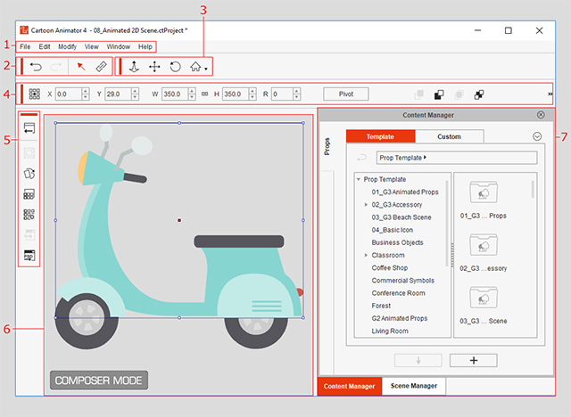 Composer User Interface Introduction – Prop