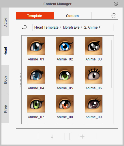 Eye Template Gallery