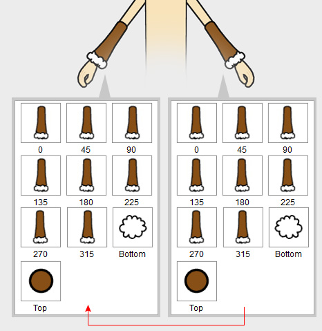 Mirror-Creating Symmetrical Body Parts