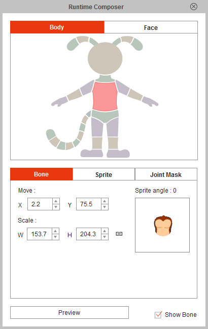 Runtime Setting up Bones