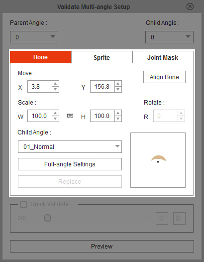 Using Bone Tab