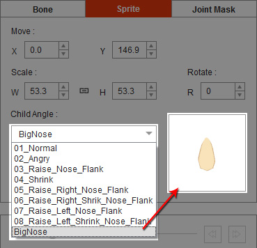 Using Sprite Tab