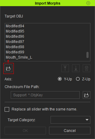 Adjusting Expressions for Standard Characters with Batch-Importing