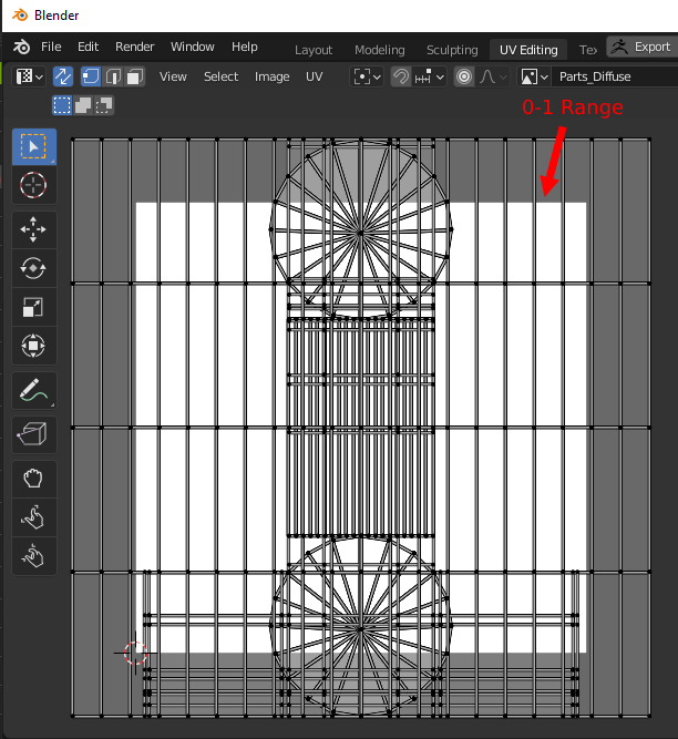 Troubleshooting UV maps exceeding the 0-1 range