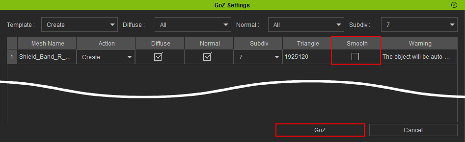 Transferring hard surfaces from Character Creator to ZBrush