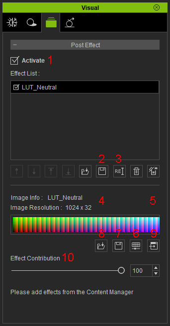 The Introduction of LUT User Interface