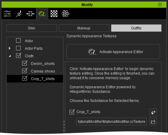 Launching Appearance Editor