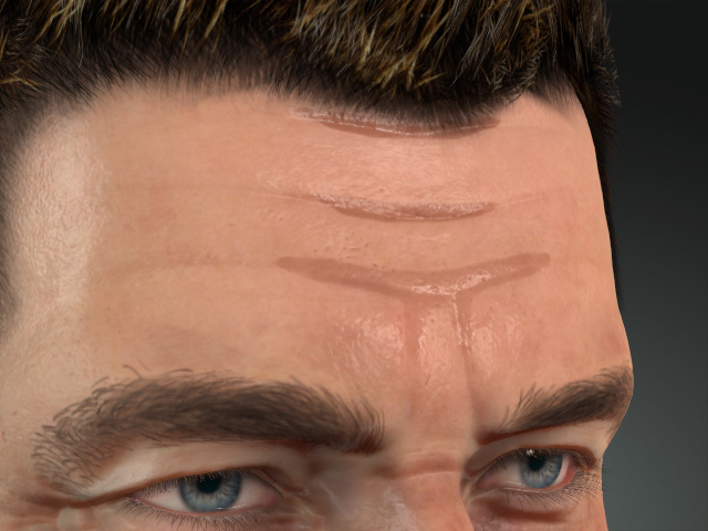 Settings in Appearance Editor - Facial and Body Wrinkle