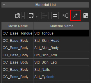 Retrieving Material Settings