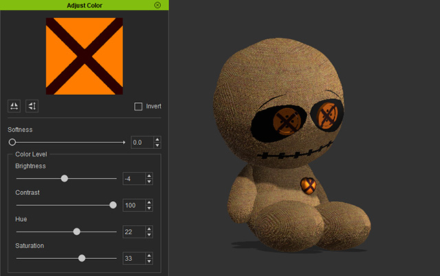 Sharing Identical Textures in Materials by Linkage Feature