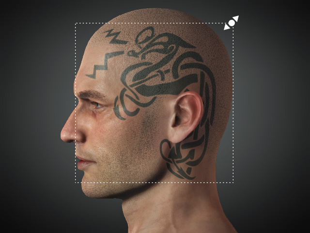 Settings in Appearance Editor - Tattoo