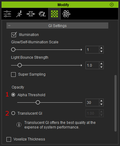 Transparent Materials for GI