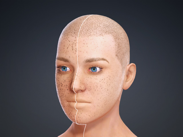 Basic Modifications for Head Texture