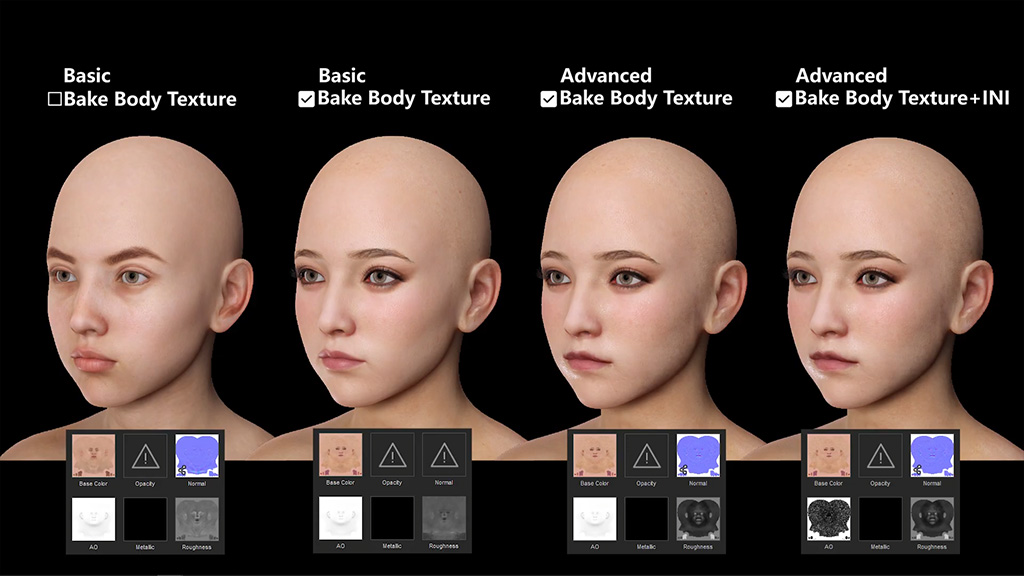 Importing Daz Studio Character with Basic or Advanced Modes