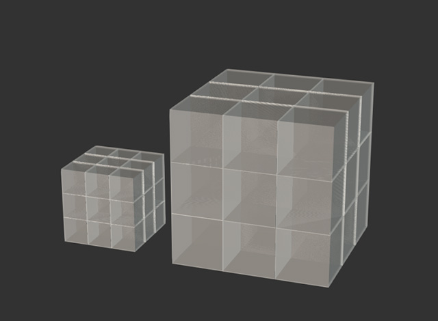 Voxel Size and Visual Influence