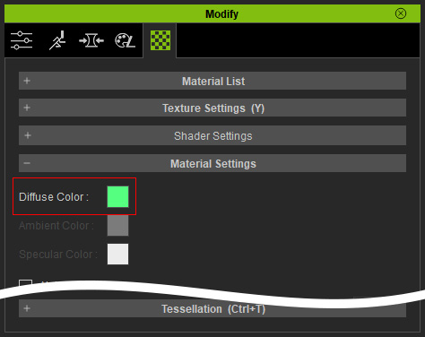 Copying and Pasting Shader Parameters