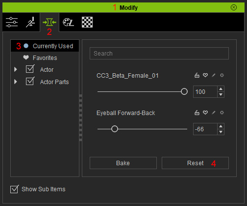 Creating Morphing Slider for Default Character