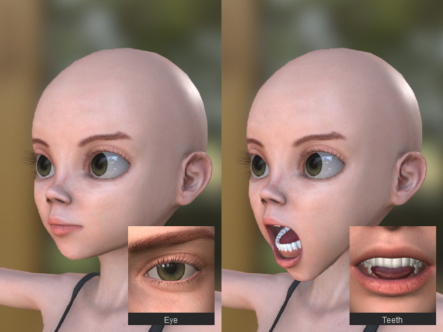 Re-creating Daz Character with Imported Assets