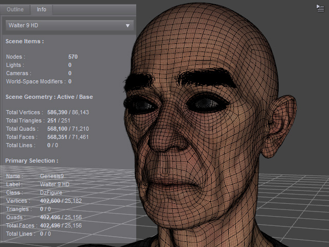 Converting DAZ Studio FBX to CC Characters with Mesh Details