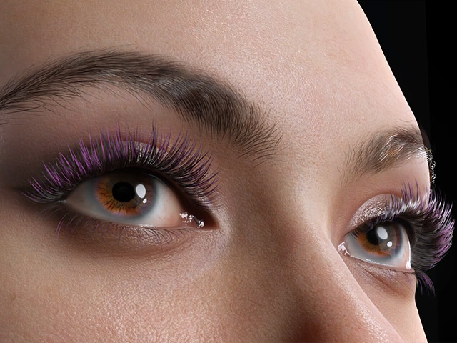 Editing Eyelash Materials