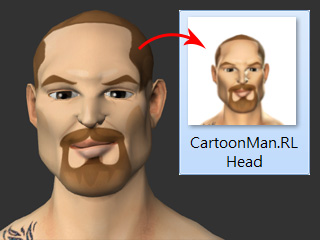 Creating RLHead from CrazyTalk