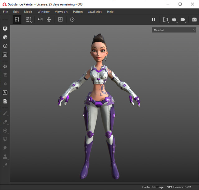 Exporting Textures from Substance Painter