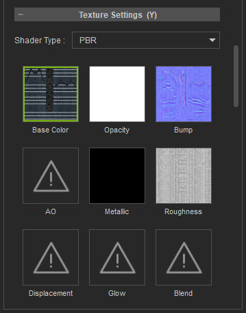 External Texture Section