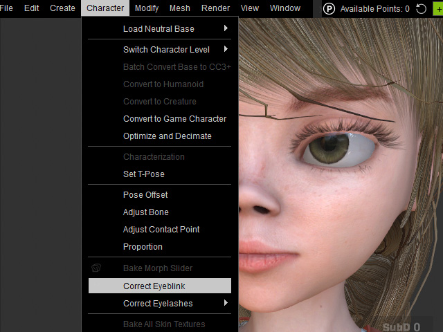 Fixing Blinking Issues for Characters