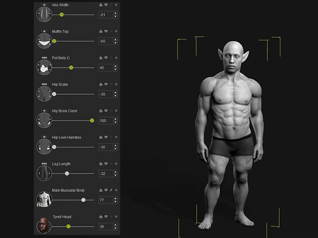 Full Body Alterations with HD Morph Sliders