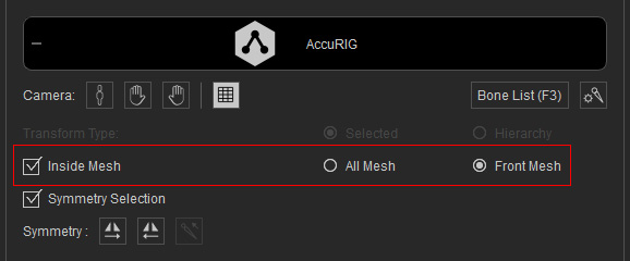 Relocating Guides and Bones with Inside Mesh Feature