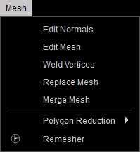 Main Menu - Mesh