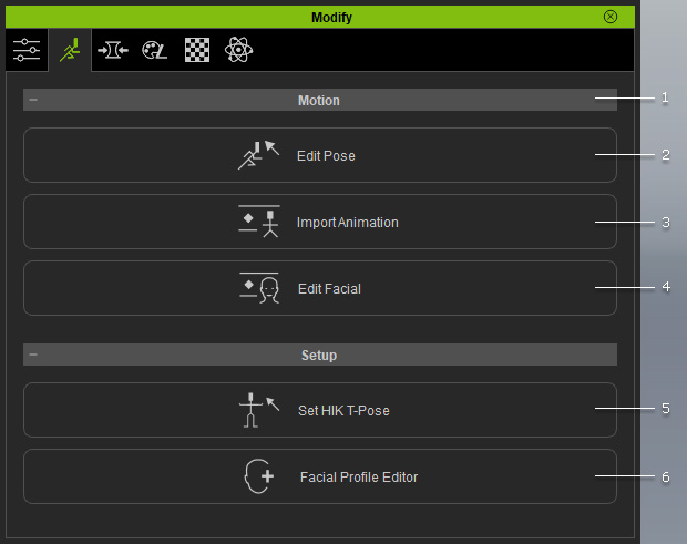 Motion Pose Tab